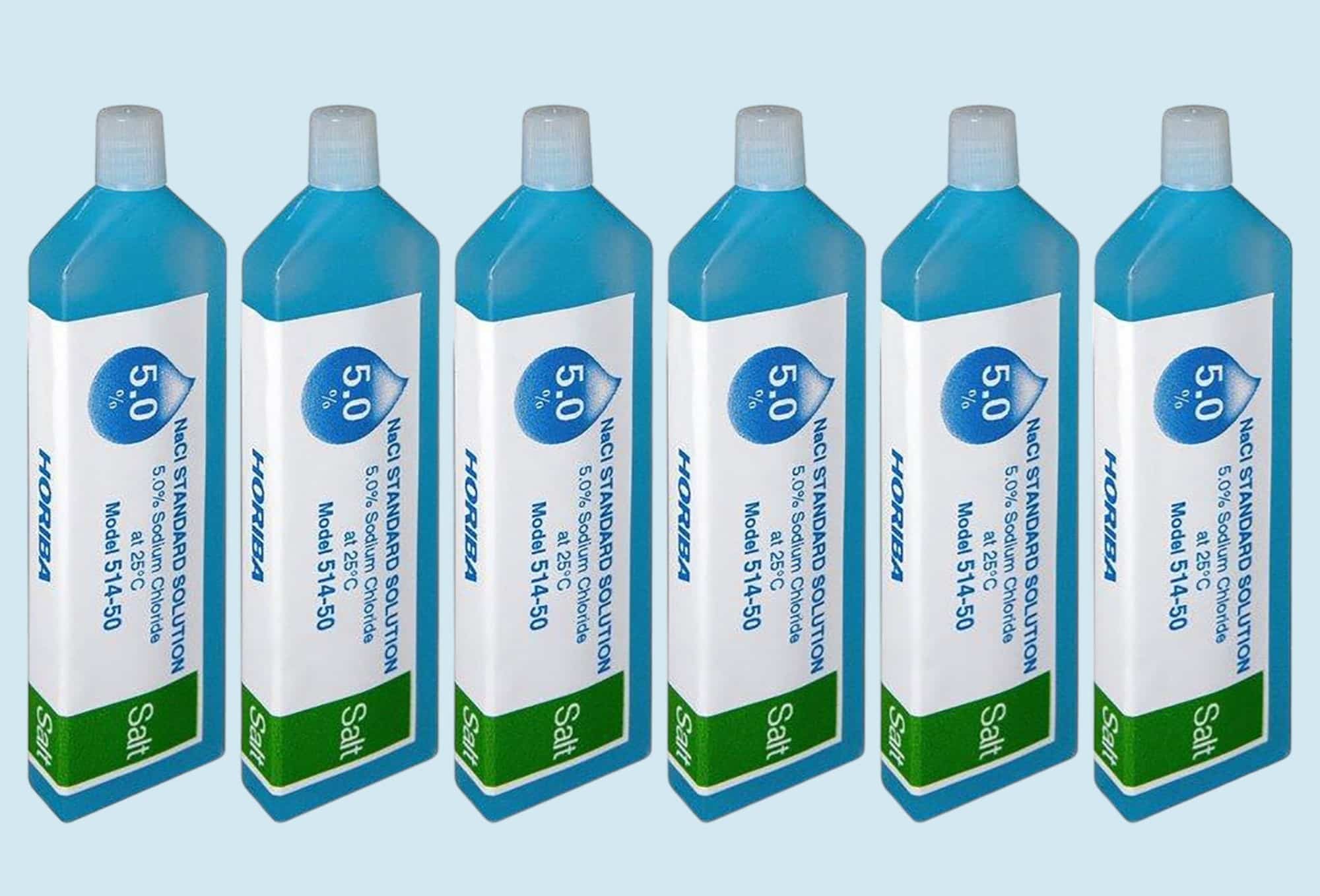 Horiba Salt (NaCl) Standard 5%, 6 x 14ml | Australian Scientific