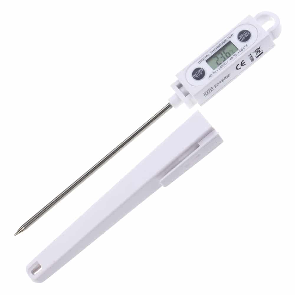 5500004- Digital Thermometer with 120mm Stainless Steel Probe - Temp ...
