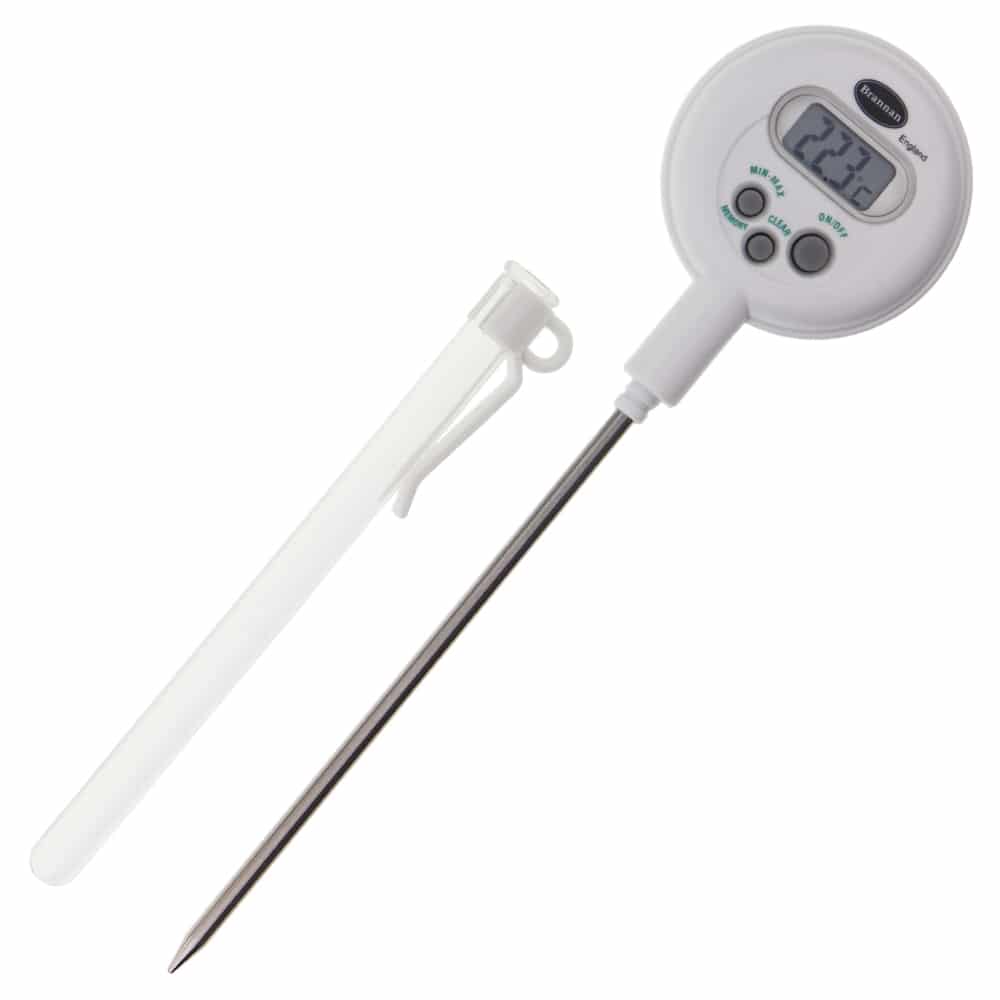 954849 - Digital Thermometer Small with Pocket Case - Temp Range -10 ...