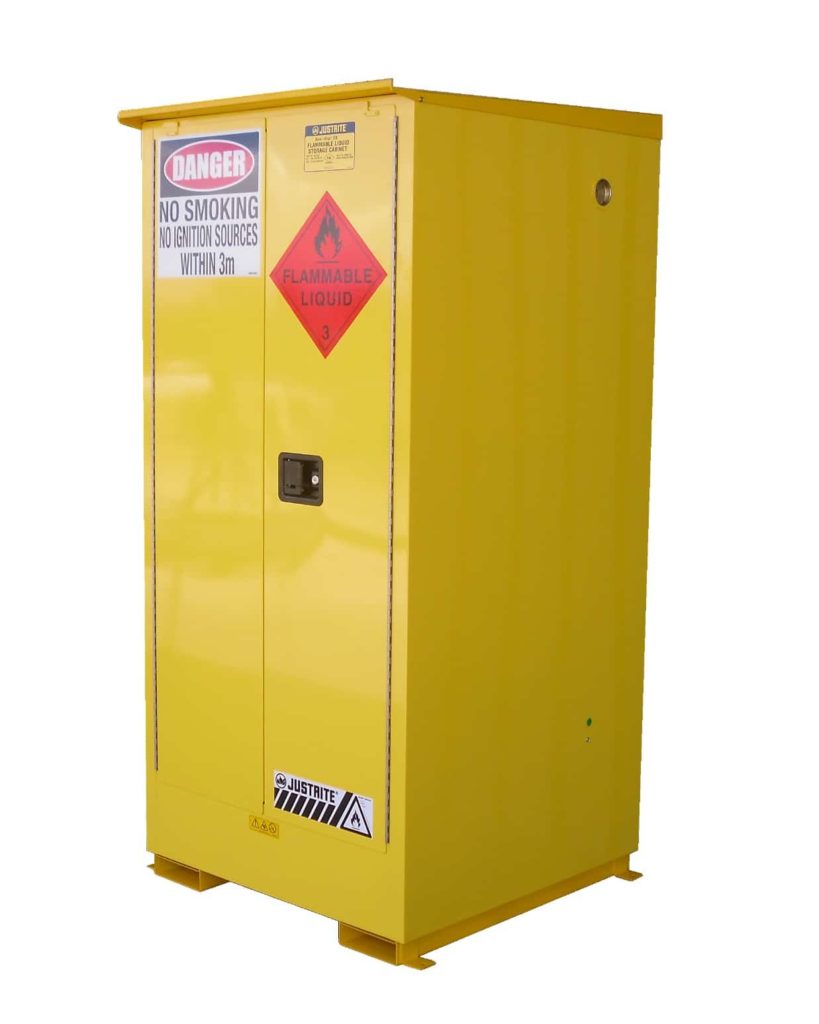 AU25602WP Flammable Storage Cabinet 350L Capacity Weatherproof ...