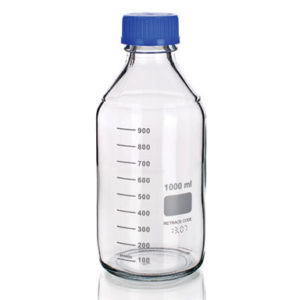 60135 - Reagent Bottle 5L with Cap and Pouring Ring - Australian Scientific