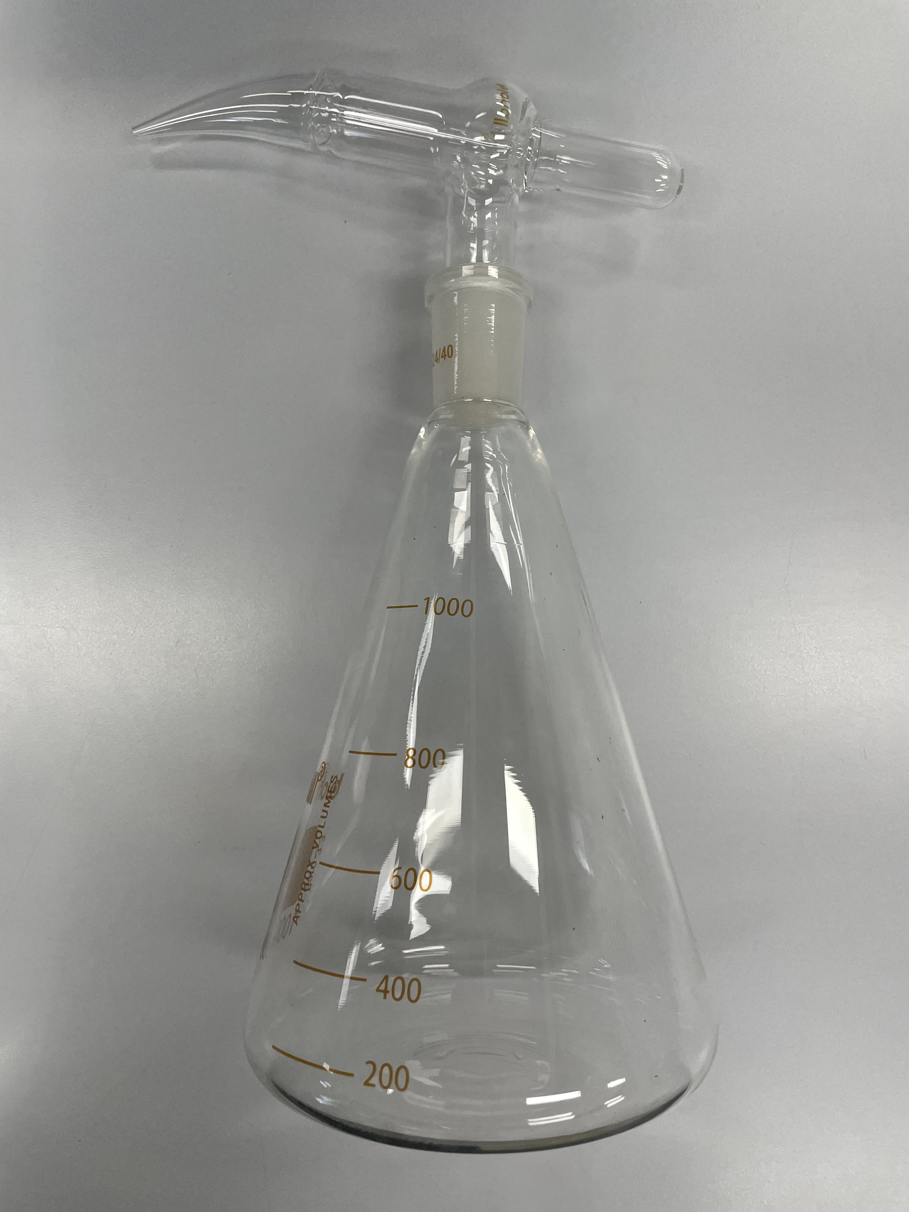 Tilt Measure Borosilicate Glass. Kipps Pattern, Cone Joint 24/40 ...