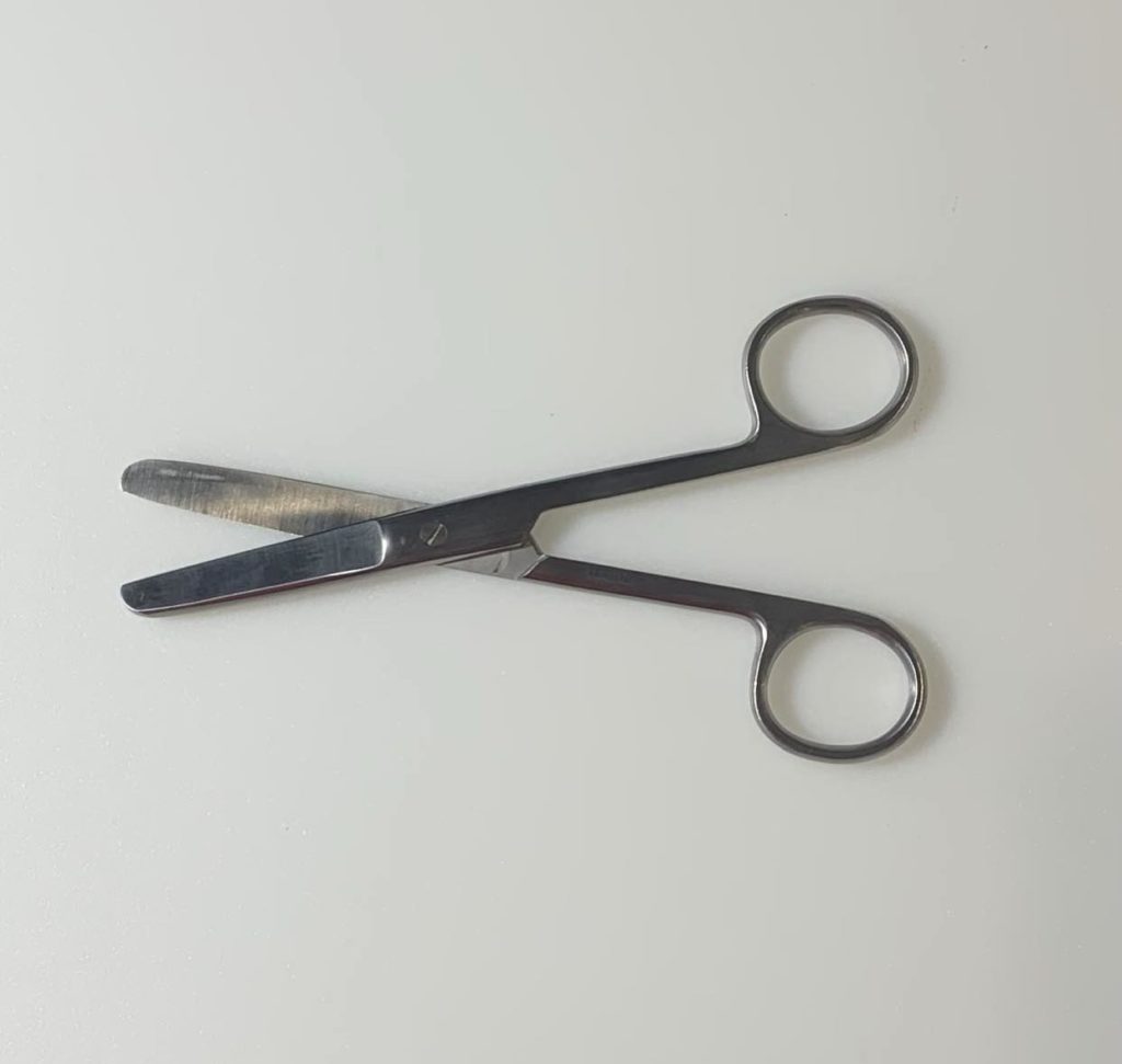 Scissors Straight Blunt/Blunt 13cm Stainless Steel