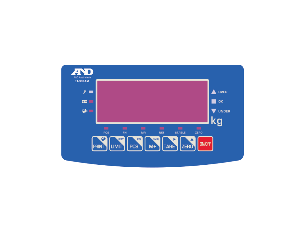 Parcel Scale ET Series 30kg x 2g (ET-30KAM) - Australian Scientific