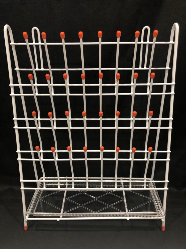 Drying Rack | 32 Pegs | Wall or Bench Mount | Australian Scientific