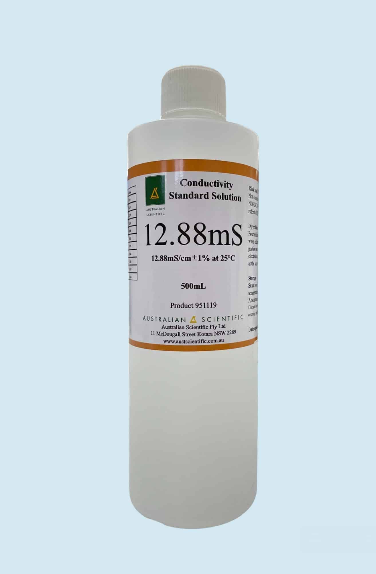 Conductivity Standard 12.88mS/cm - 500ml | Australian Scientific