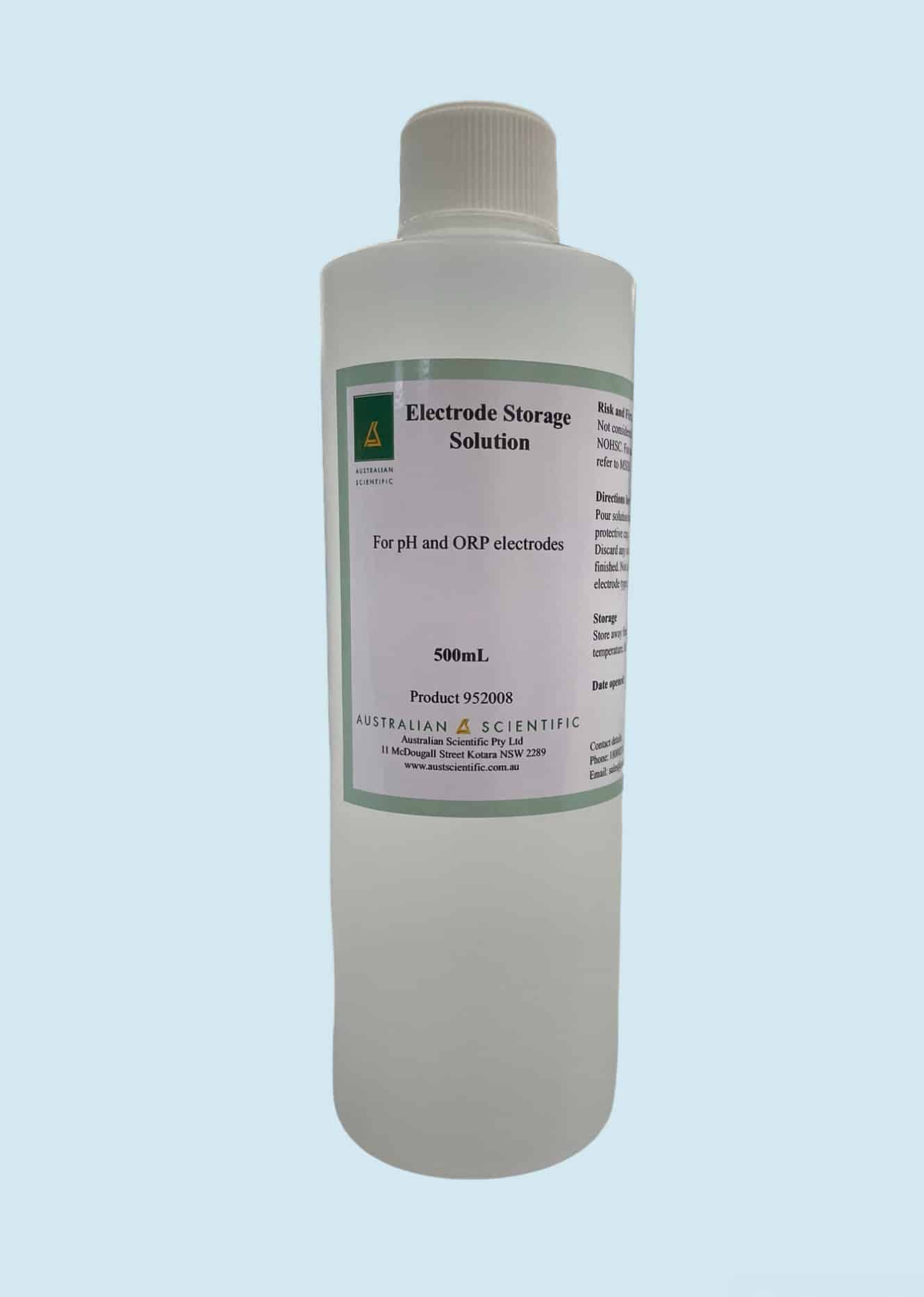 Electrode Storage Solution - 500ml | Australian Scientific