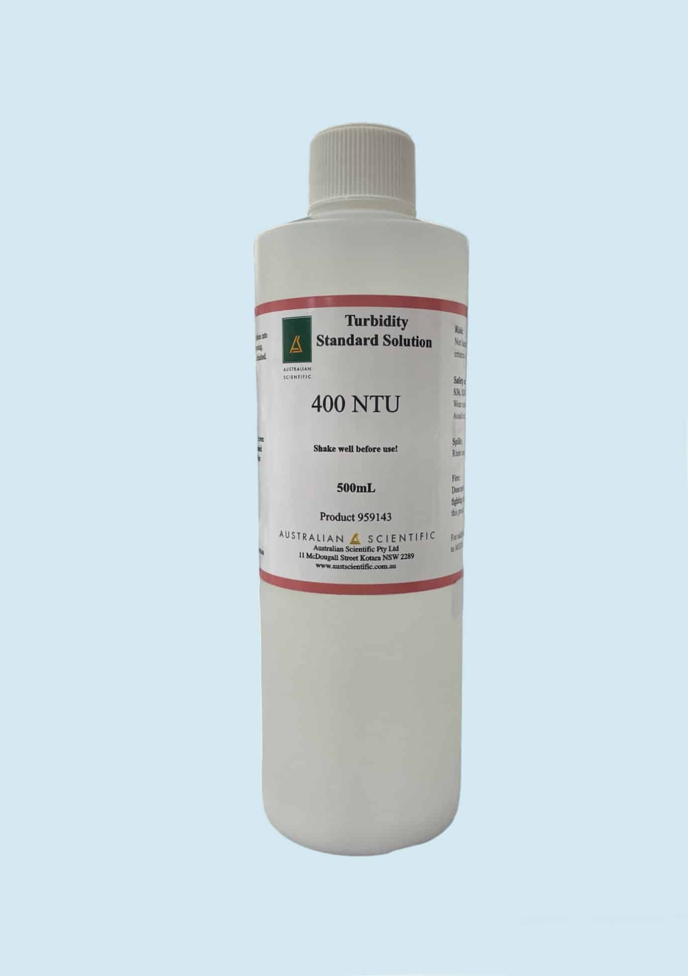 Turbidity Standard 400NTU - 500ml | Australian Scientific