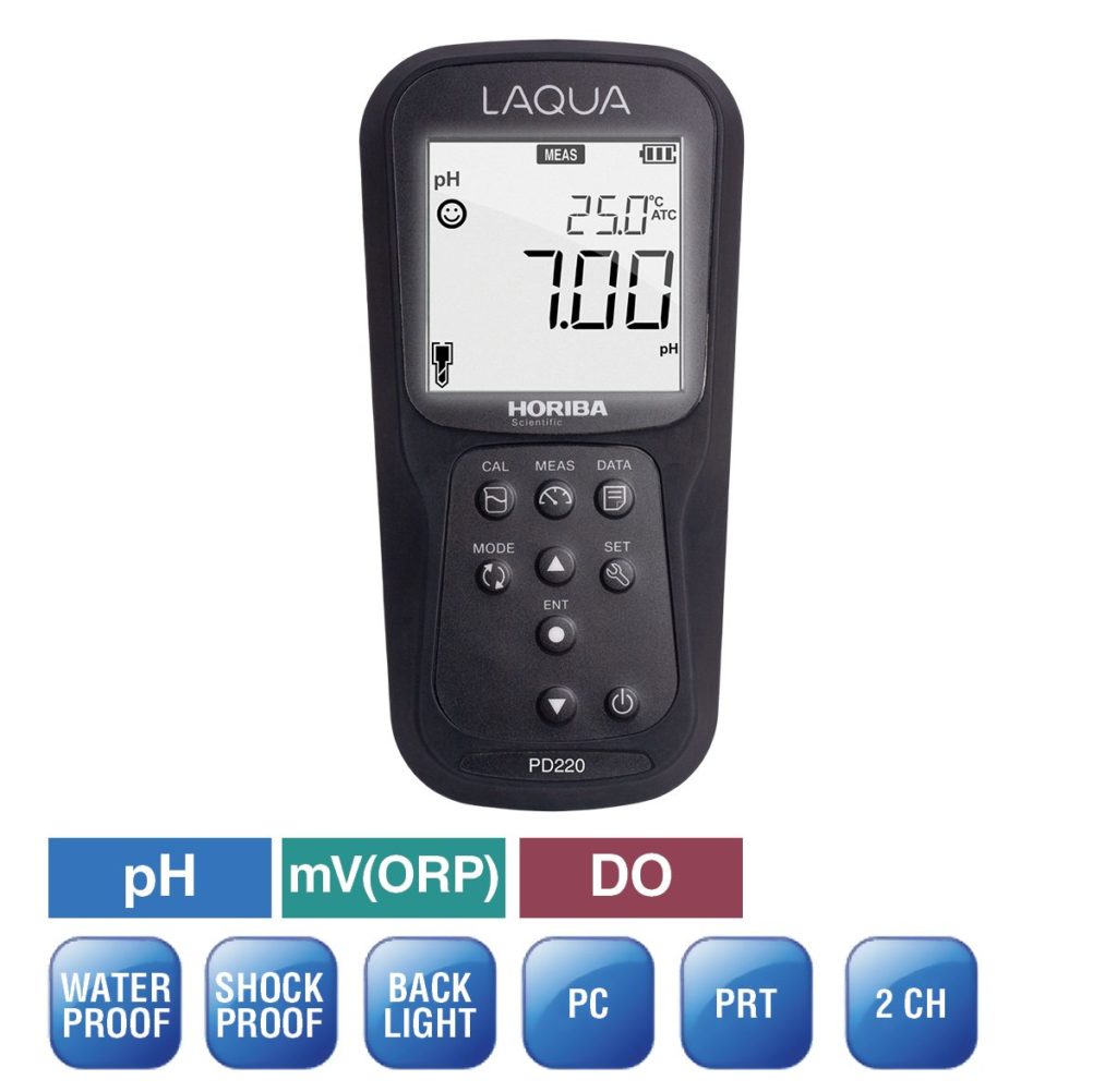 Horiba PH/ORP/DO/Temp/Data Meter PD220-K | Australian Scientific