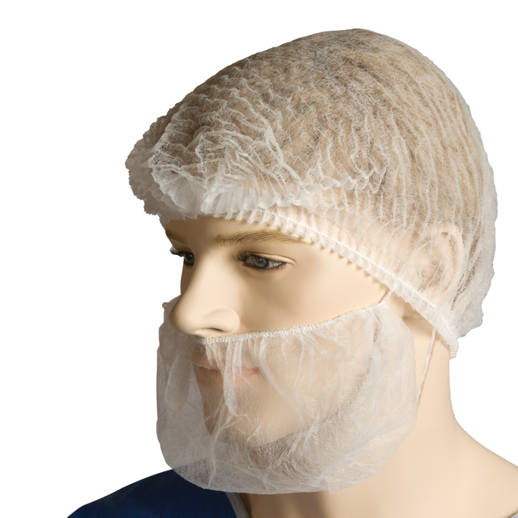 Polypropylene Beard Cover - Double Loop White (Carton of 1000)