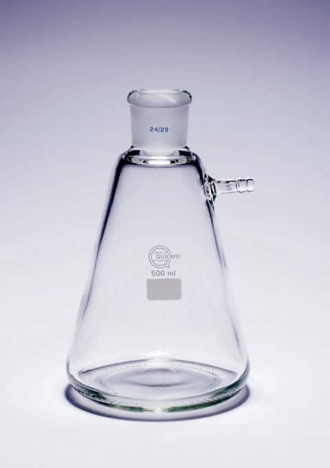 Büchner Filter Flasks with Glass Side-Arm - Nom. Capacity 500ml (FB500 ...