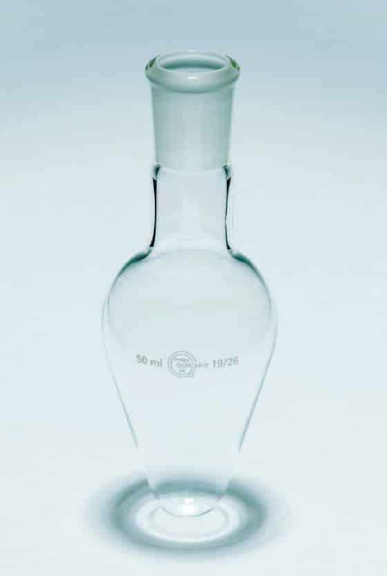 Pear Shape, Single Neck Flask - Nom Capacity 100ml (FP100/3 ...